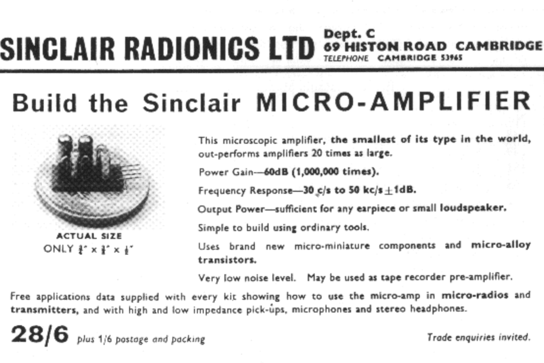 Sir Clive Sinclair - innowator i wizjoner...(część I) - Retro HC Lab